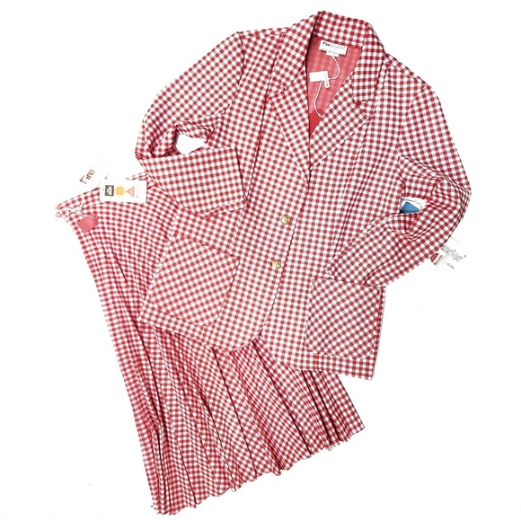 Fire Islander | Skirts | Vintage Power Suit Fire Islander Skirt Blazer ...